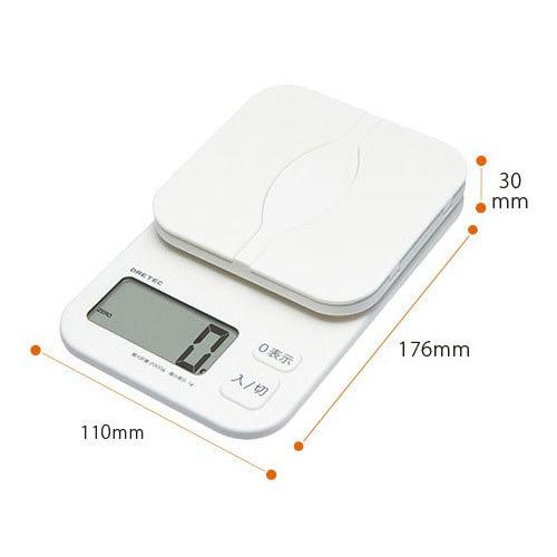 ドリテック ドリテック デジタルスケール「パカット」2kg ホワイト 【品番：KS-257WT】 : 住設プロ Yahoo!店 - 通販 - Yahoo!ショッピング