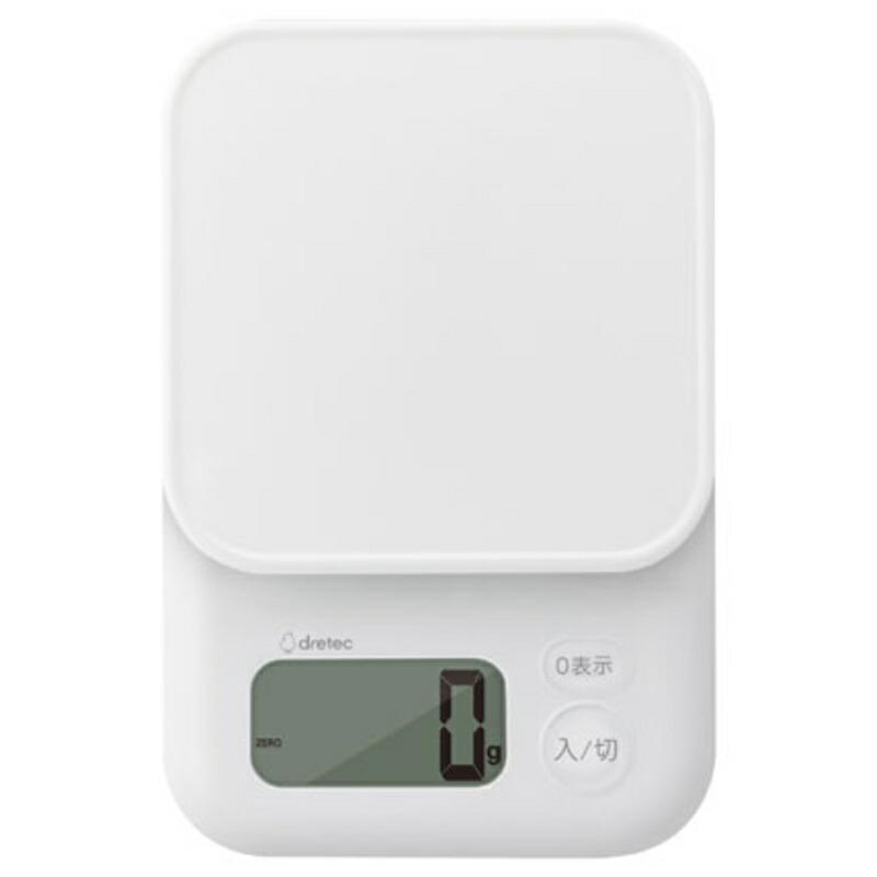 ドリテック デジタルスケール「ガナッシュ」2kg ホワイト 【品番：KS-733WT】 : 57000568 : 住設プロ Yahoo!店 - 通販 - Yahoo!ショッピング