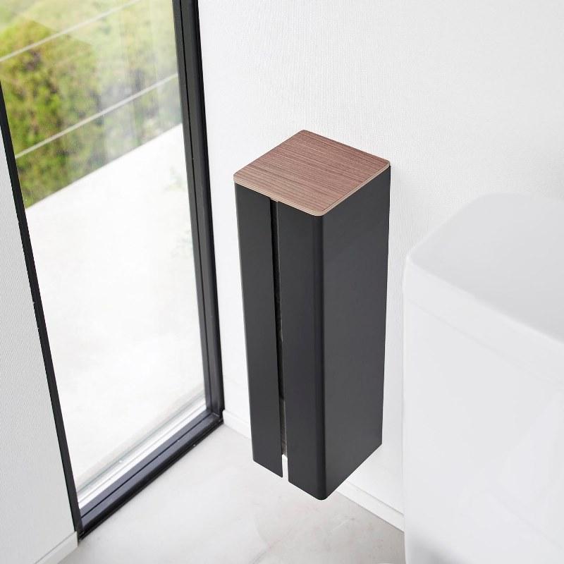 山崎実業 石こうボード壁対応隠せるトイレットペーパーホルダー タワー ブラック 4903208019941 【品番：01994】 :83003471:住設プロ Yahoo!店 - 通販 ...