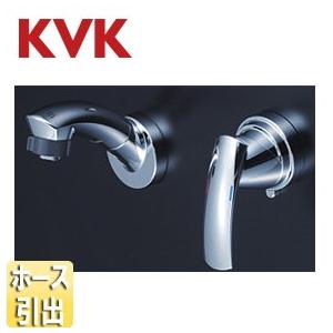 KVK KM8059T 洗面用蛇口[壁][シングルレバー式洗髪シャワー][シャワー引出] : 住設ドットコム ヤフー店 - 通販 - Yahoo!ショッピング