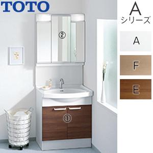 TOTO LDSAS075BAGYG1+LMAS075A3GDC1G 洗面化粧台セット Aシリーズ[間口750mm][2枚扉] : ldsas075bagyg1-set1 : 住設ドットコム ...