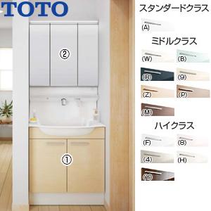 TOTO LDSFM075BAGBN1-set1 洗面化粧台セット オクターブスリム[間口750mm][2枚扉][F3] : 住設ドットコム ヤフー店 - 通販 - Yahoo!ショッピング