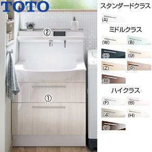 TOTO LDSFM075BCGMN1-set1 洗面化粧台セット オクターブスリム[間口750mm][高さ1160mm][2段引き出し][F1] : 住設ドットコム ヤフー店 - 通販 ...