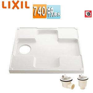 LIXIL PF-7464AC/FW1-BL+排水トラップ 洗濯機パンセット[740サイズ][中央排水][BL認定品][ホワイト] : 住設ドットコム ヤフー店 - 通販 - Yahoo!ショッピング