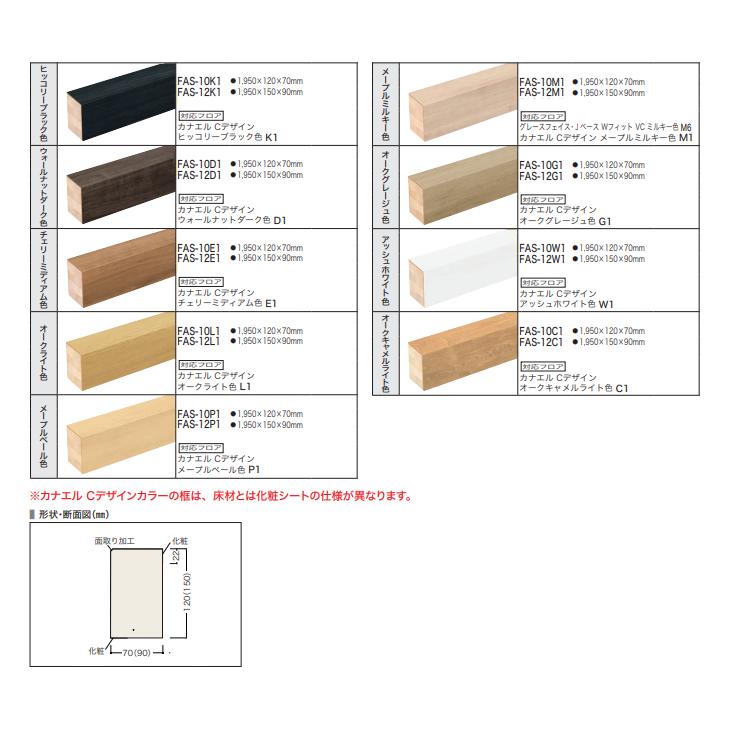 NODA 【法人様限定】ノダ 上り框 高さ120mm 長さ1950mm カナエルCデザインカラー FAS-10 : 住建本舗 - 通販 - Yahoo!ショッピング