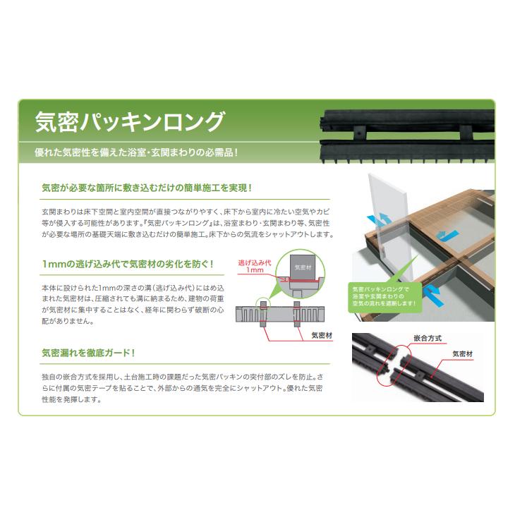 城東テクノ 気密キソパッキンロング 10本入 KPK-N120 : 住建本舗 - 通販 - Yahoo!ショッピング