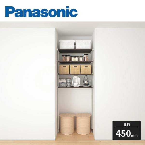 Panasonic パナソニック アイシェルフ I型プラン 間口0.5間 奥行450 ラック ウォークイン 壁面収納 PA082 : 住建本舗 - 通販 - Yahoo!ショッピング