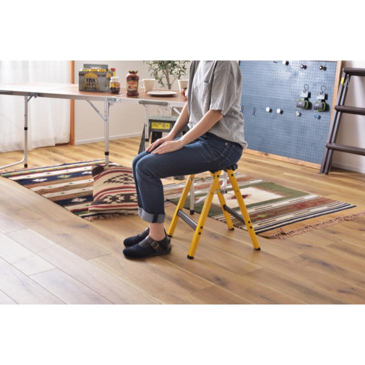 ステップスツール H 踏み台 脚立 折りたたみ アルミ製 W36×D39×H45cm : 住建本舗 - 通販 - Yahoo!ショッピング