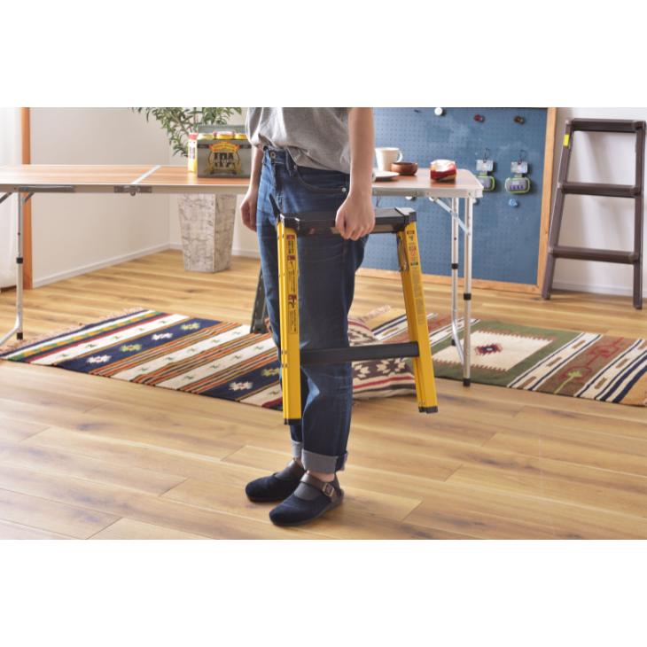 ステップスツール H 踏み台 脚立 折りたたみ アルミ製 W36×D39×H45cm : 住建本舗 - 通販 - Yahoo!ショッピング
