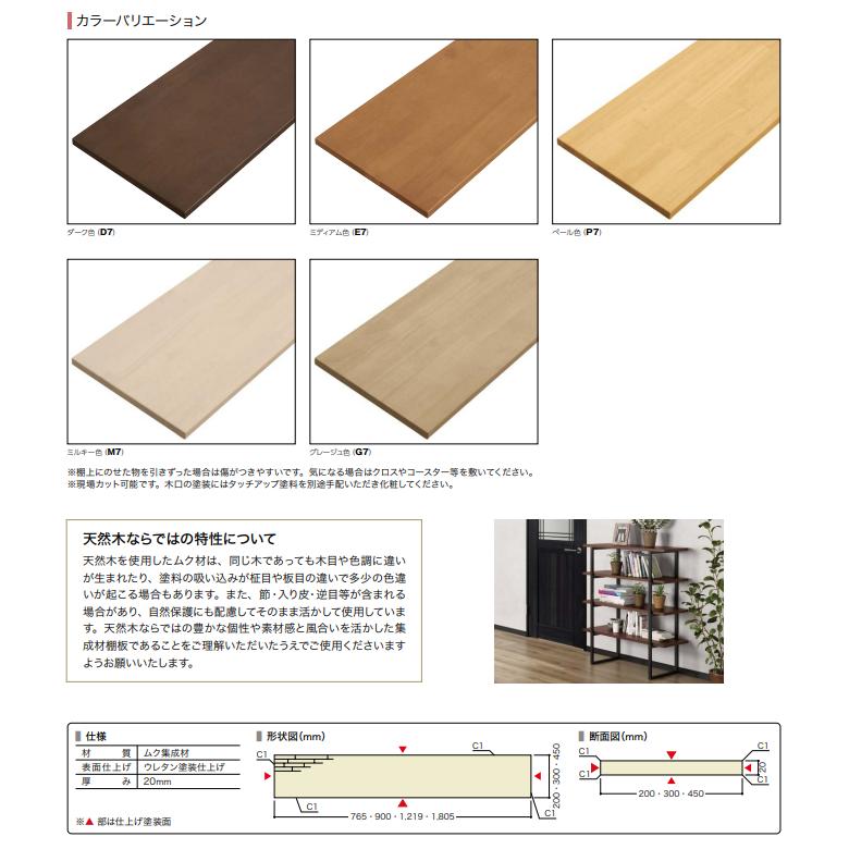 NODA ノダ キャニティ スクエアフレーム 集成材棚板 幅900mm 奥行450mm TSA-N0945 : 住建本舗 - 通販 - Yahoo!ショッピング