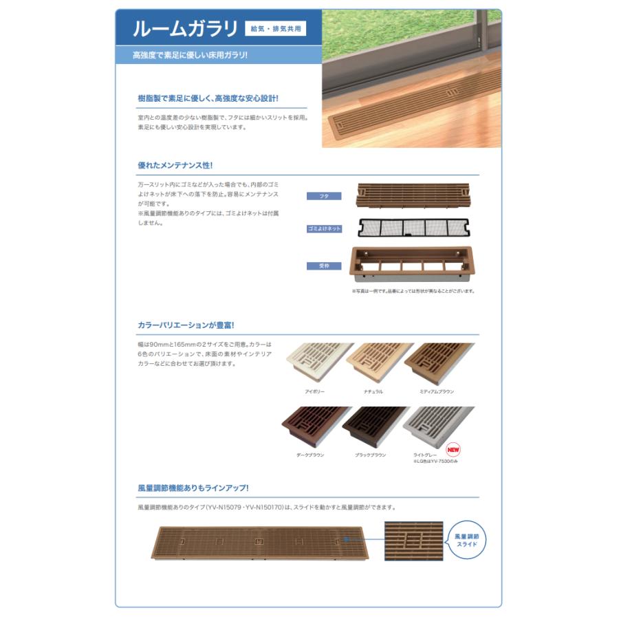 城東テクノ ルームガラリ 6セット入 YV-7530 : 住建本舗 - 通販 - Yahoo!ショッピング