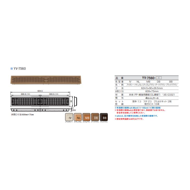 城東テクノ ルームガラリ 4セット入 YV-7560 : 住建本舗 - 通販 - Yahoo!ショッピング