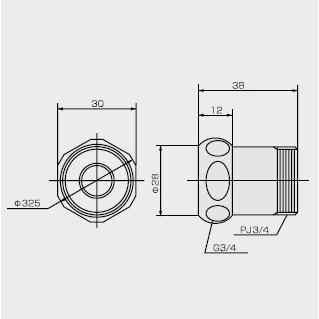 Z454 KVK 水栓部品 立形ソケット用延長ジョイントセット（2個セット） : kvk-wp72420290 : 住設堂.com - 通販 - Yahoo!ショッピング