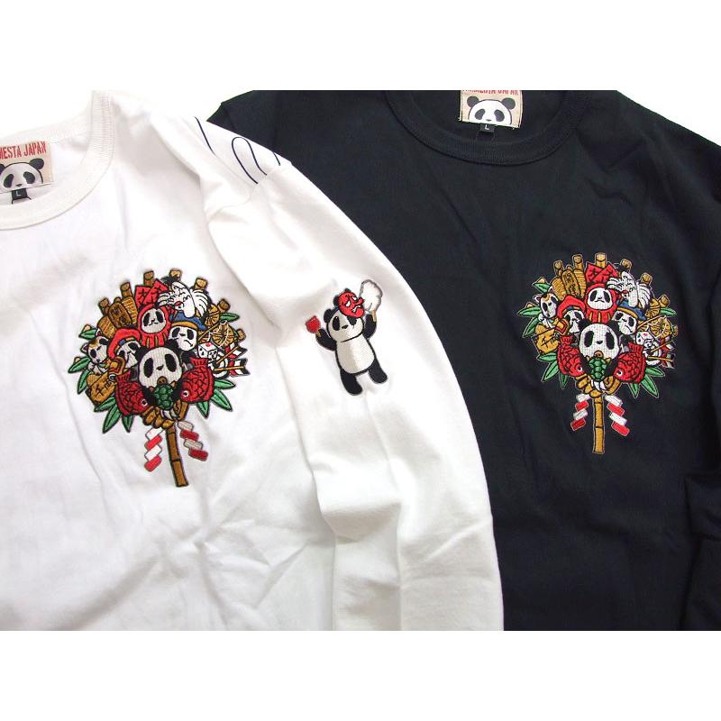 ロンT パンディエスタ 大きな刺繍 縁起物 熊手 PANDIESTA メンズ 長袖 ロンt 533202 和柄ロンtee カットソー : k ...