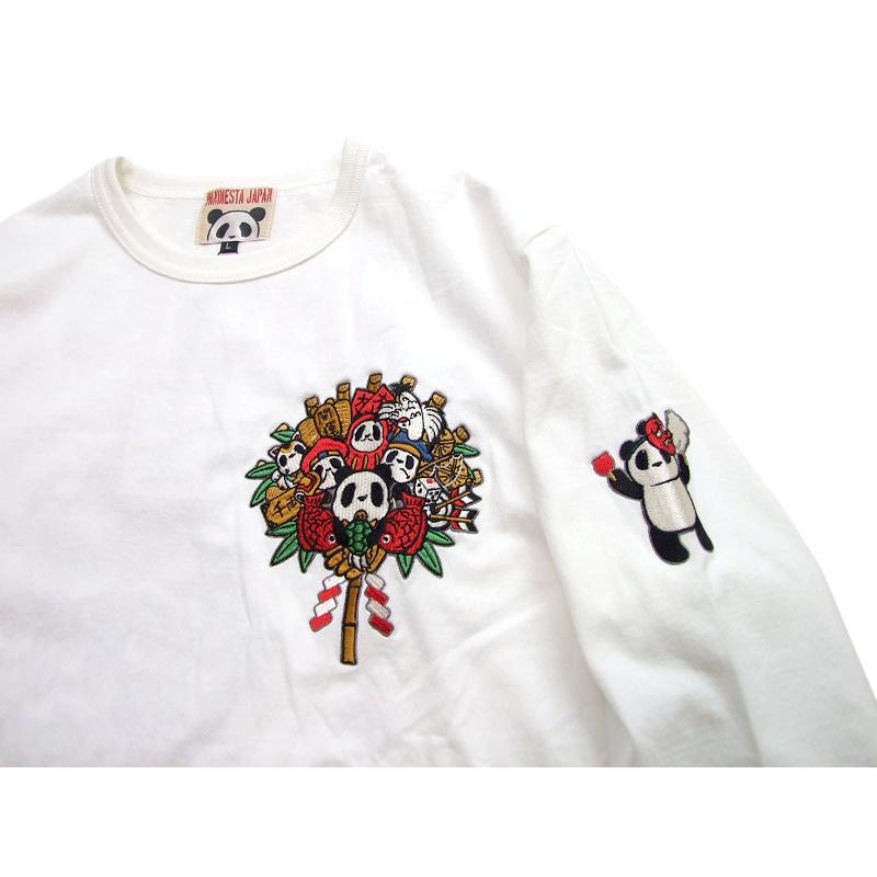 ロンT パンディエスタ 大きな刺繍 縁起物 熊手 PANDIESTA メンズ 長袖 ロンt 533202 和柄ロンtee カットソー : k ...