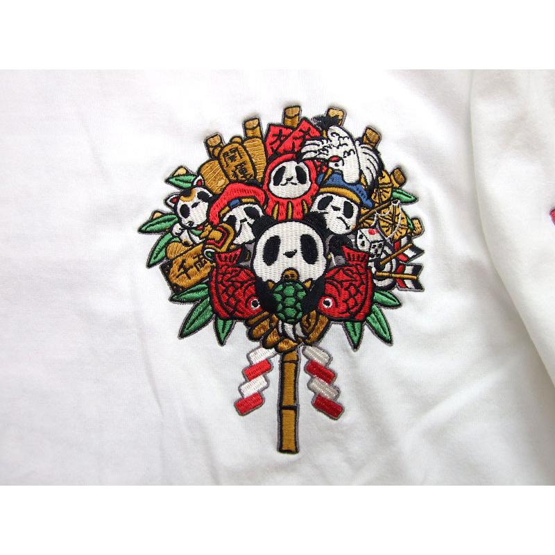 ロンT パンディエスタ 大きな刺繍 縁起物 熊手 PANDIESTA メンズ 長袖 ロンt 533202 和柄ロンtee カットソー : k ...