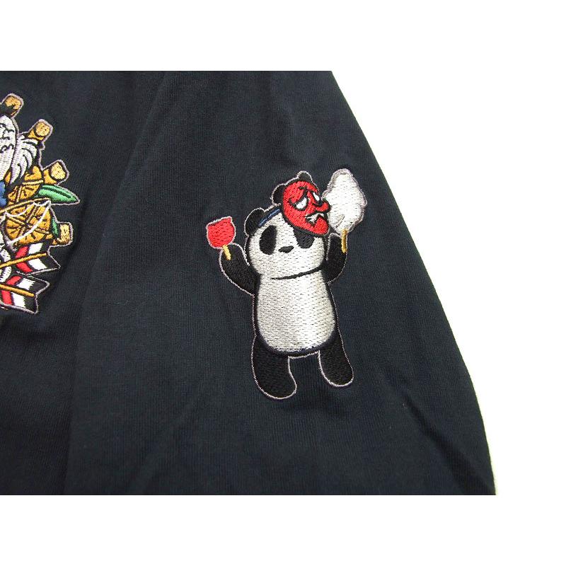 ロンT パンディエスタ 大きな刺繍 縁起物 熊手 PANDIESTA メンズ 長袖 ロンt 533202 和柄ロンtee カットソー : k ...