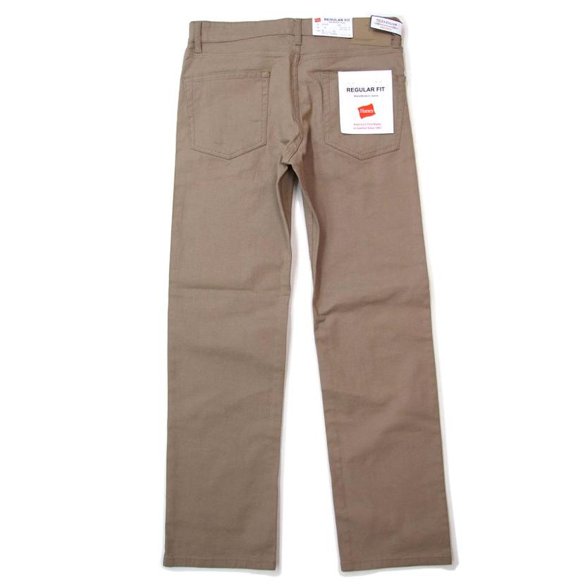 メンズ チノパン Hanes ヘインズ ストレッチチノ オールシーズンコーデに便利なお洒落パンツ H702-24 ワンウォッシュ ジャストフィットストレート : h702-24 : k ...