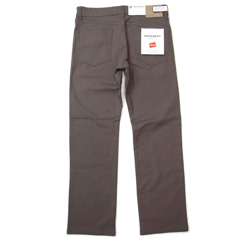 メンズ チノパン Hanes ヘインズ ストレッチチノ オールシーズンコーデに便利なお洒落パンツ H702-24 ワンウォッシュ ジャストフィットストレート : h702-24 : k ...