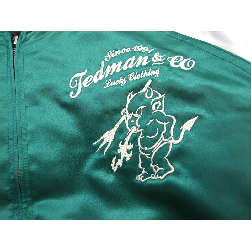 TEDMAN テッドマン スカジャン TEDCOMPANY メンズ ブルゾン TSK-059 2023リバーシブルスカジャン GREEN/NAVY : k-2climb ヤフー店 - 通販 ...