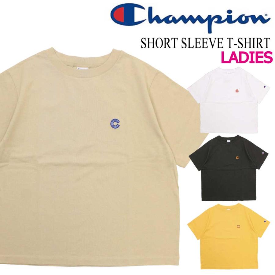 Champion メール便 チャンピオン レディース 半袖 Tシャツ CW-B302 ショートスリーブ ブロックフォント アメリカ綿 ドライ ライン刺繍 女性 : K-Aiya - 通販 ...