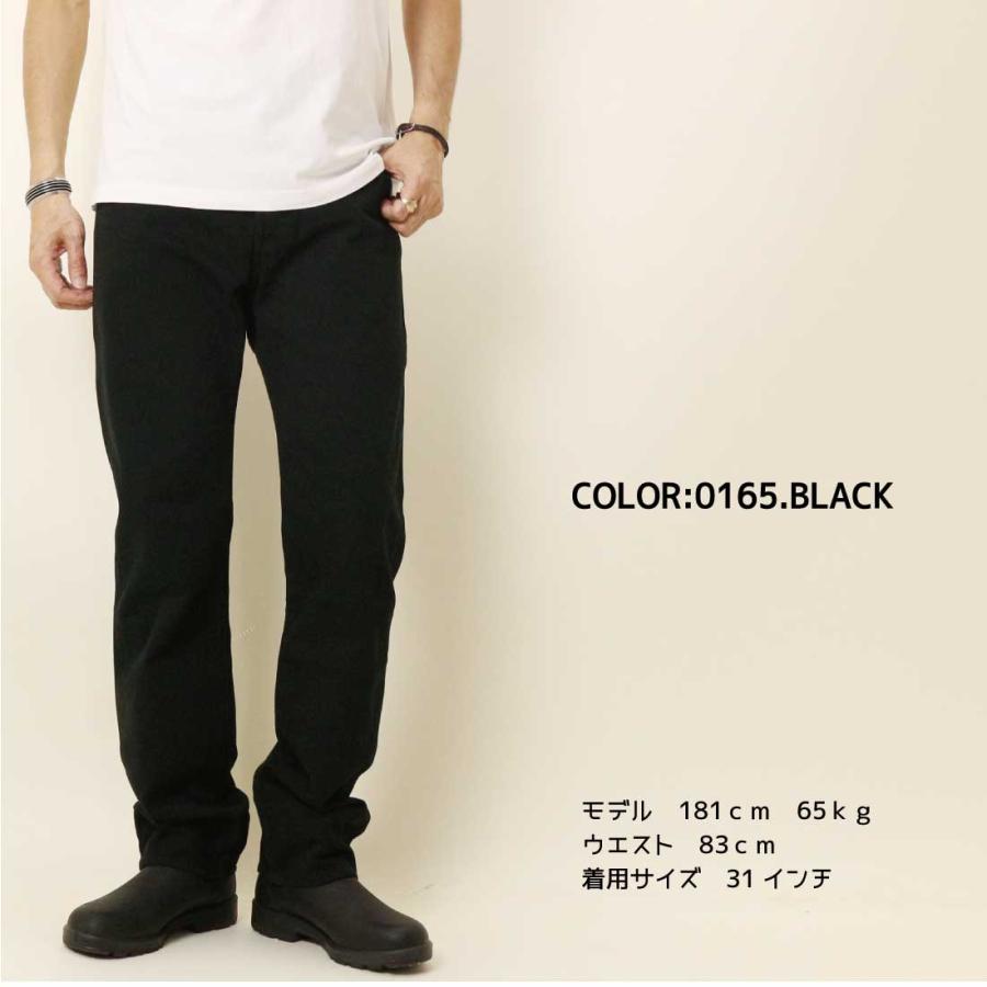 Levi's リーバイス 501ジーンズ ボタンフライ レギュラー ストレート オリジナルジーンズ 00501 0165 ブラックデニム 綿 ...