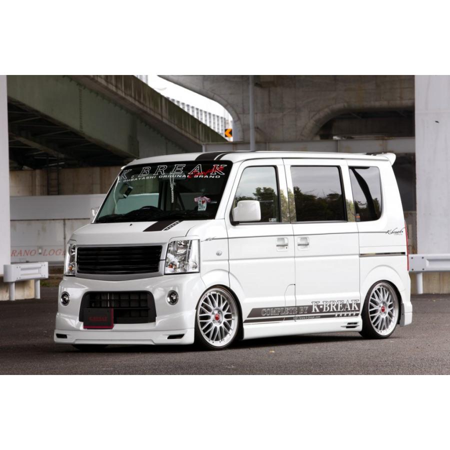 エブリイワゴン DA64エブリィ後期・PZターボ後期 アスリート フロントハーフスポイラー K-BREAK kbreak ケイブレイク ケーブレ Kブレ Kブレイク : K-BREAK ...