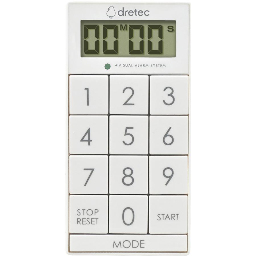 【メール便送料無料】 ドリテック T-617WT デジタルタイマー 「スリムキューブ」 ホワイト : キッチンダイレクト - 通販 - Yahoo!ショッピング