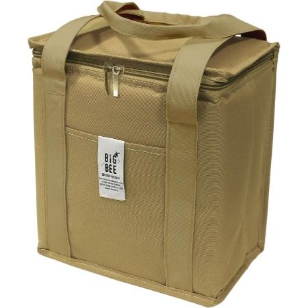 オカトー BigBee BOX型 クーラーランチバッグ サンドベージュ 【ランチトート お弁当袋 大容量 保冷 保温 メンズ レディース おしゃれ 保冷バッグ シンプル】 : キッチン ...