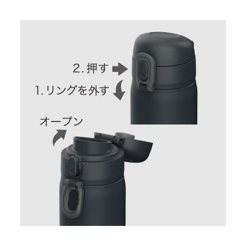 ピーコック ステンレス ワンタッチマグボトル チャコールグレー 0.6L AKT-60 HCH : キッチンダイレクト - 通販 - Yahoo!ショッピング