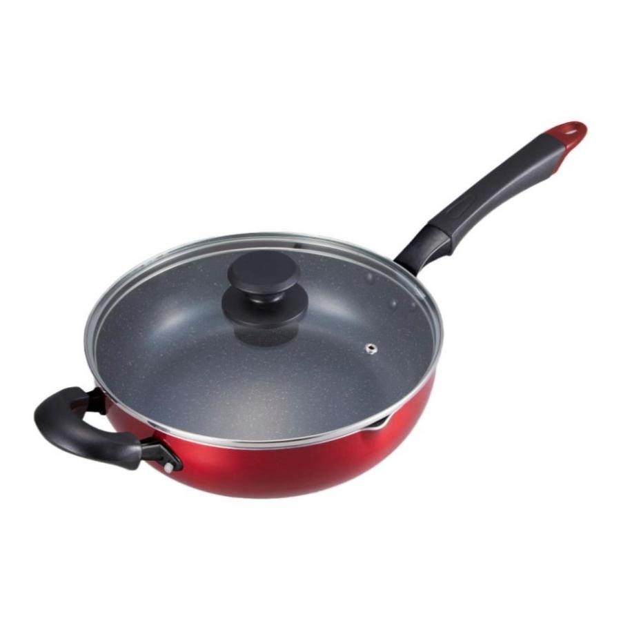 竹原製缶 グッドフル IH対応 深型フライパン 22cm ガラス蓋付 PK-522G : キッチンダイレクト - 通販 - Yahoo!ショッピング