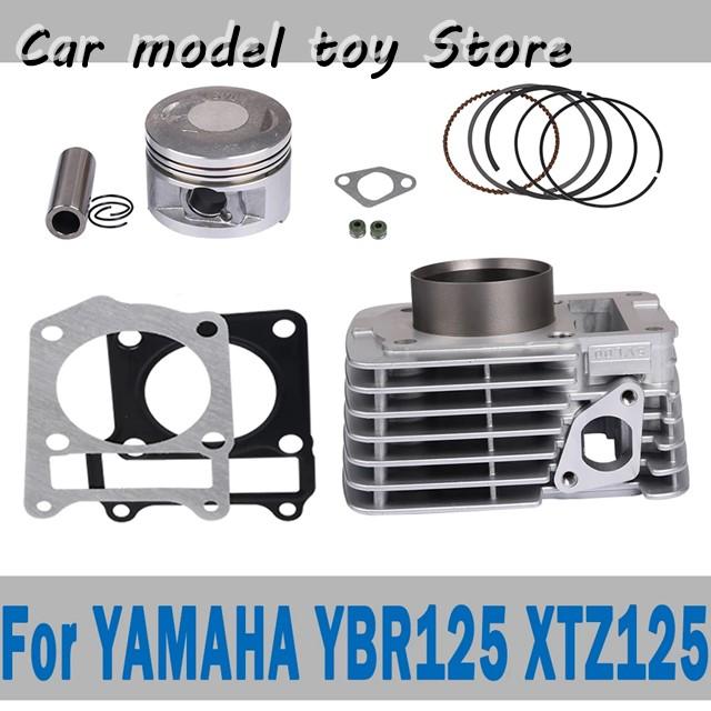 【並行輸入品】 ヤマハ YBR125 YBR 125 XTZ XTZ125 エンジン部分バイクシリンダ ブロックガスケット KIT ピストン セット リング : Car model toy ...