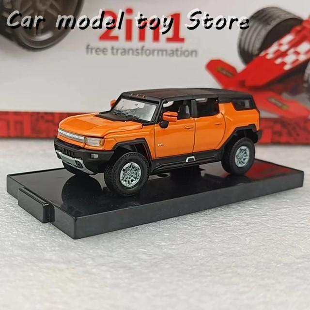 ハマーEV-クラシックカーモデル 合金ダイキャスト コレクションデコレーション スペシャルエディション 1:64 : Car model ...