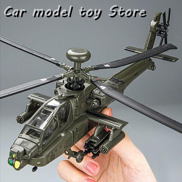 スケール 1/64 AH-64 アパッチ武装ヘリコプターガンシップ金属 スケール 1/64 AH-64 アパッチ武装ヘリコプターガンシップ金属