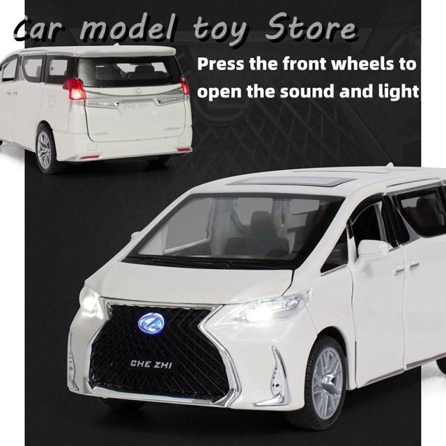 1/32 レクサス LM300H MPV 車 ダイキャスト合金 バン ミニチュア プルバック サウンド＆ライトコレクション モデル : Car model toy Store - 通販 ...