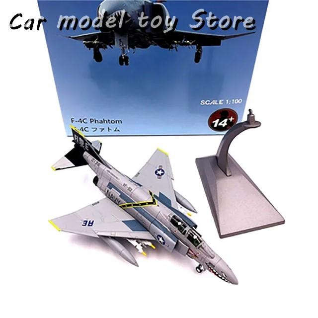 ダイキャスト 1 100スケール Usaf 63戦隊 F 4 F4 F4b ファントム ストライク ファイター コレクション用金属飛行機 おダート産 Car Model Toy Store