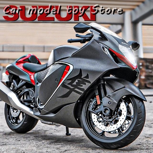 【並行輸入品】スズキ 1/9 ハヤブサ GSX-1300R 合金バイクモデル ミニカーコレクション ライト点灯 オフロードバイク車 : Car model toy Store - 通販 ...