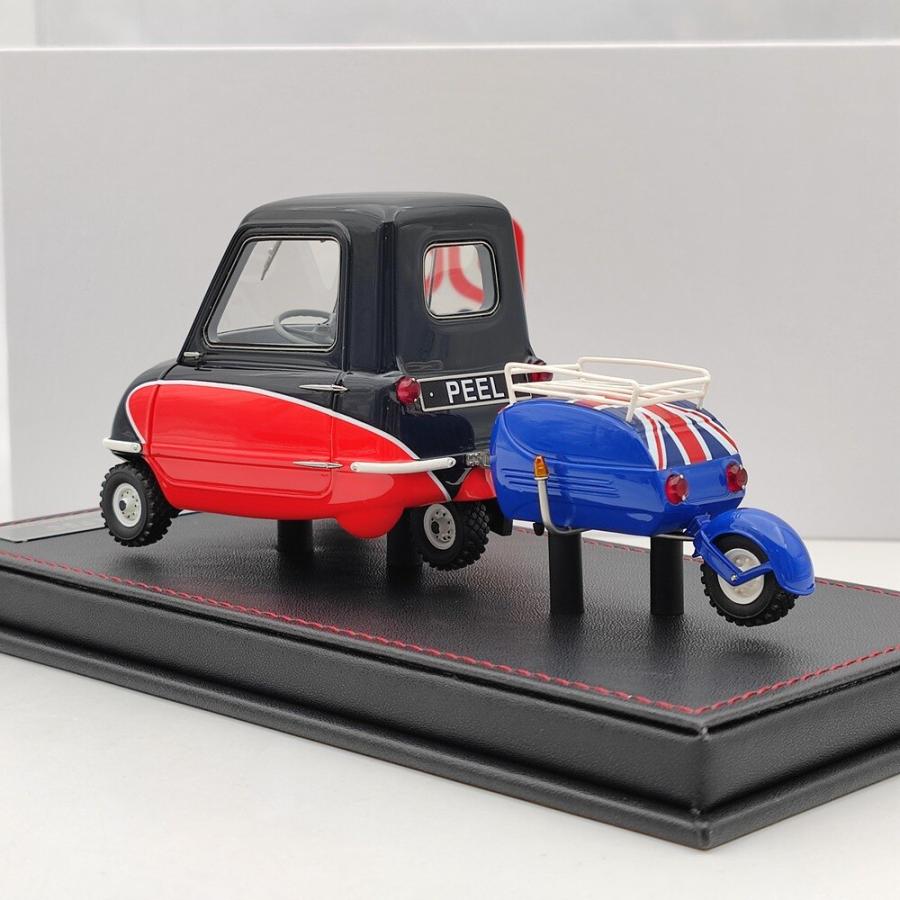 ミニカー 1:18 PEEL ピール SUM P50 三輪ミニチュアカー トレーラー付き : r366 : Car model toy ...