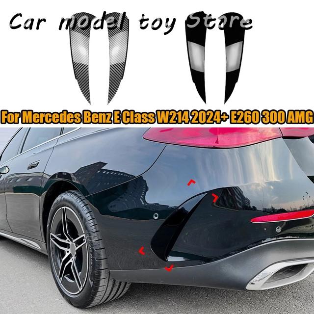 ベンツEクラスW214 2024+ E260 E300 AMG自動リアバンパーリップスプリッターエアアウトカバートリムガード保護装置 : Car model toy Store - 通販 ...