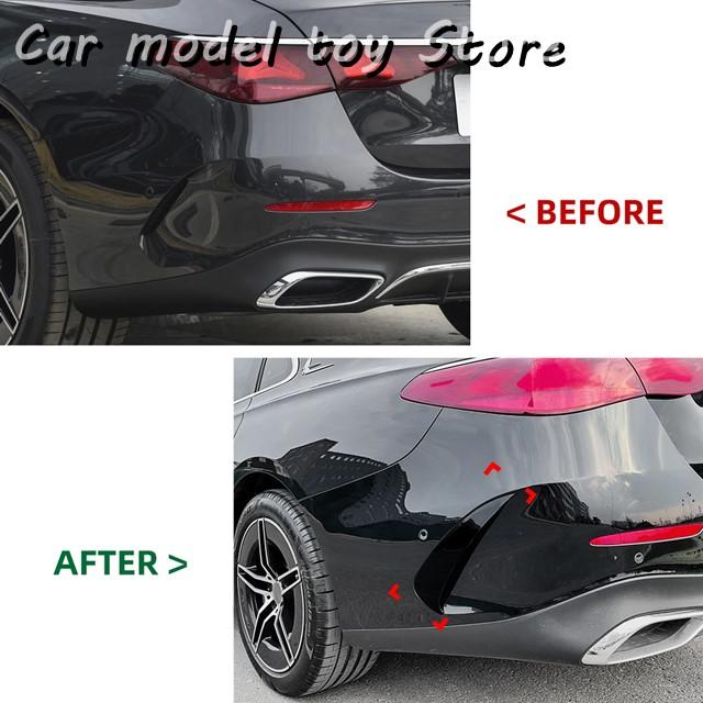 ベンツEクラスW214 2024+ E260 E300 AMG自動リアバンパーリップスプリッターエアアウトカバートリムガード保護装置 : Car model toy Store - 通販 ...