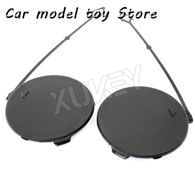 ペア フロント バンパー牽引フック カバー BMW X5 E70 07-10 キャップ無しトレーラーけん引 51117159589 ...