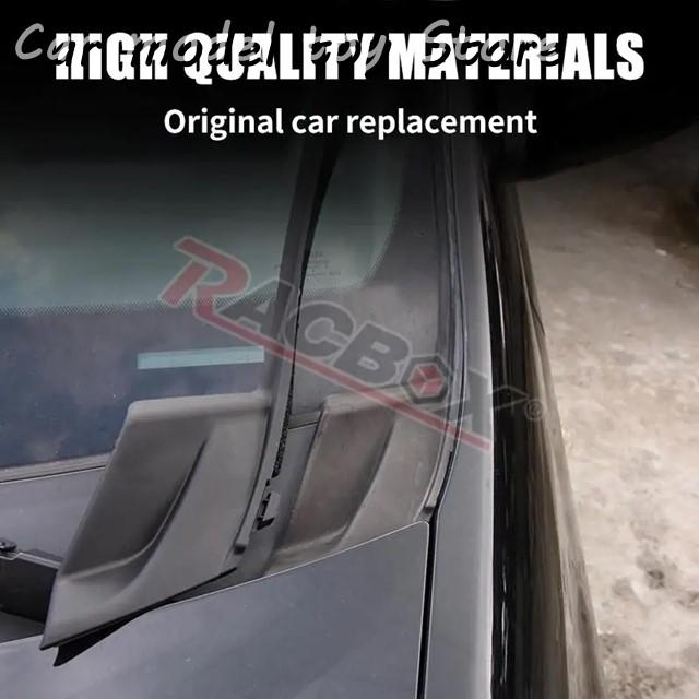 トヨタシエナ2011-2020 53867/53866-08020用ペアフロントガラスワイパーサイドトリムカバー水ディフレクターカウル延長 ...