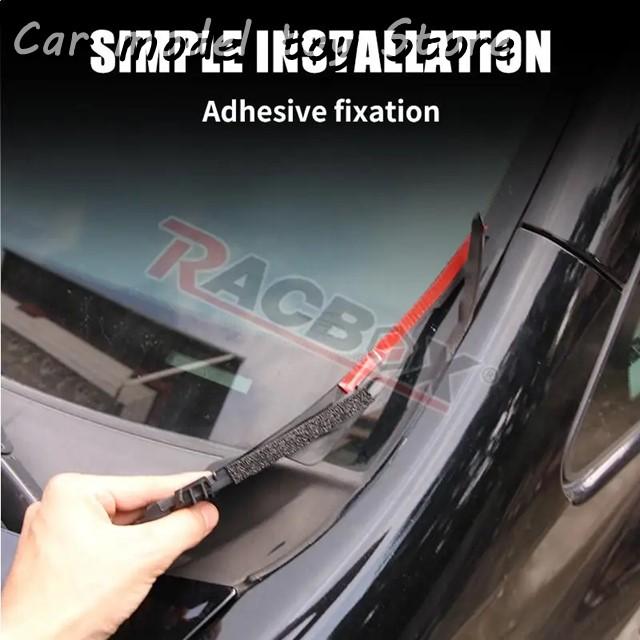 トヨタシエナ2011-2020 53867/53866-08020用ペアフロントガラスワイパーサイドトリムカバー水ディフレクターカウル延長 ...