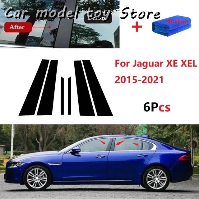 Mitchell&Ness 6PCS 磨き上げピラーポストジャガーXE XEL 2015年2021年用 窓トリムカバー BCカラムステッカー : Car model toy Store ...