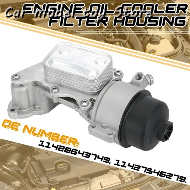 エンジンオイルフィルターハウジング 2007年〜2012年ミニクーパーR55 R56 R57 N14 1.6L用 11428643749 ...