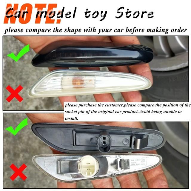 BMW E60 E61 E90 E91 E87 E81 E83 E84 E88 E92 E93 E82 2PCS ダイナミックブリンカーサイドマーカーシーケンシャルウィンカー : Car ...