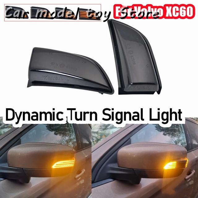ボルボ XC60 OEM# 31217288 31217289 サイドウィングバック ミラーウィンカー表示器 2 部分 LED ダイナミック ...