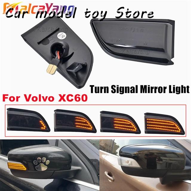 ボルボ XC60 OEM# 31217288 31217289 サイドウィングバック ミラーウィンカー表示器 2 部分 LED ダイナミック ...