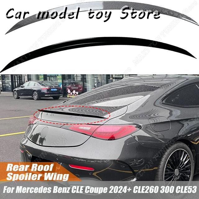 ベンツ CLE クーペ 2024+ CLE260 300 CLE53 AMG 光沢黒トランク屋根テールテール錠スプリッター唇リア翼スポイラー ...