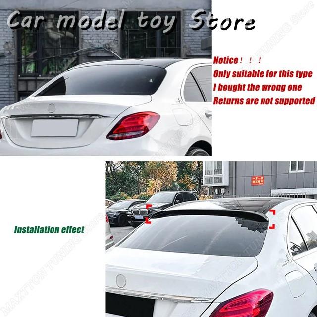 メルセデスベンツCクラスW205 C200 C260 C43 C63 AMG 2015-2021テール翼固定風スポイラーグロスブラックアクセサリーボディキット : ya35421 : Car ...